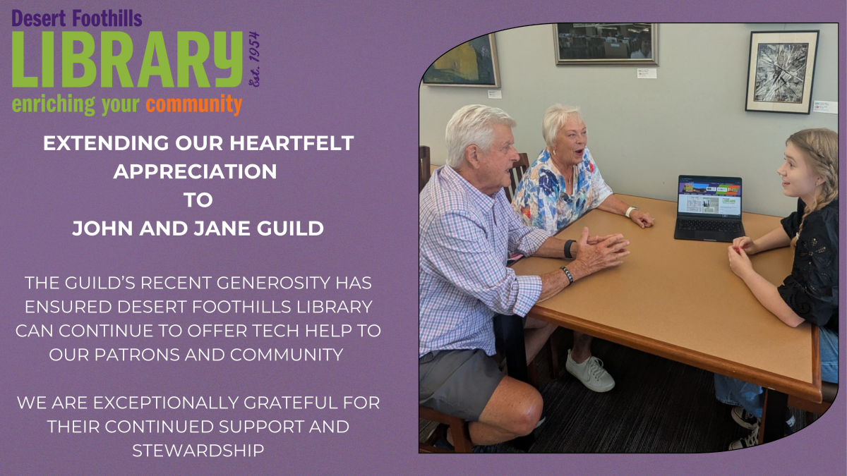 Desert Foothills Library - Enriching Your Community